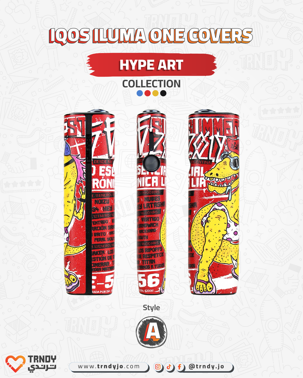 CoverX - IQO ILUMA ONE - Hype Art Collection – Trndy